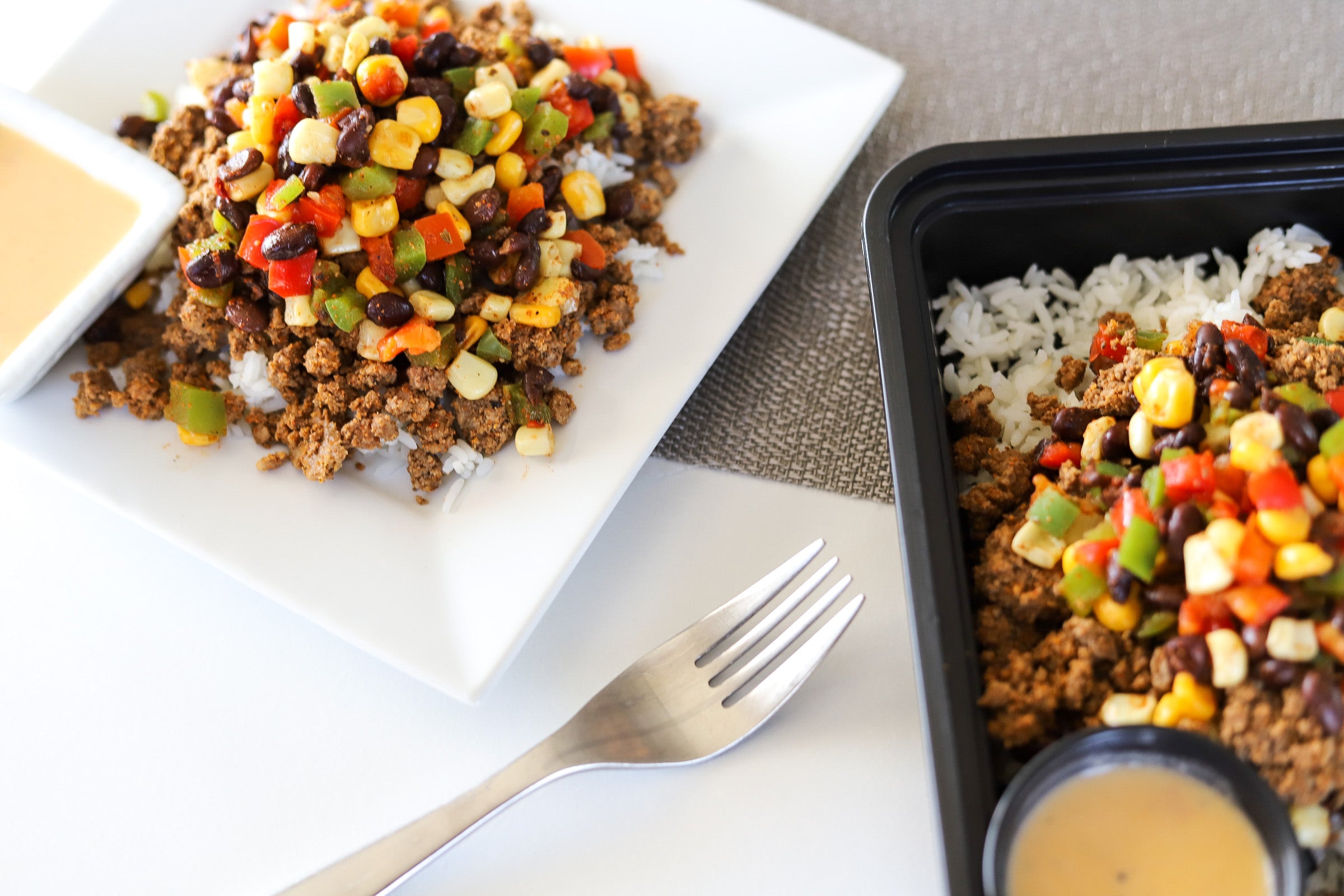 Queso Beef Burrito Bowl – Power Plate Meals